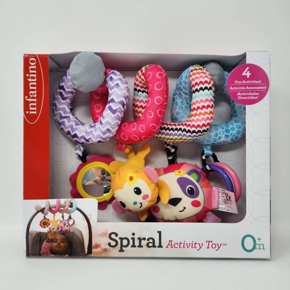 Infantino | Toys | Infantino Stretch Spiral Activity Toy Textured Play ...